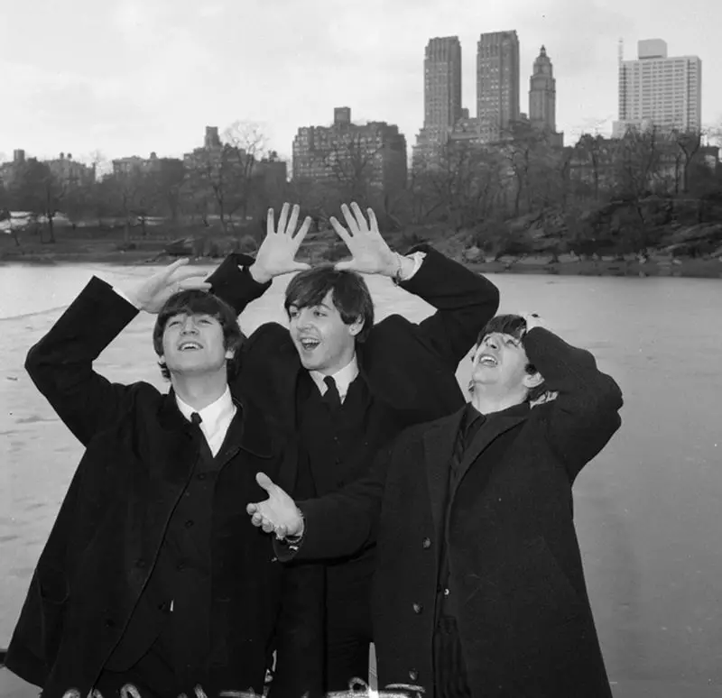 The Beatles Touchdown in New York City