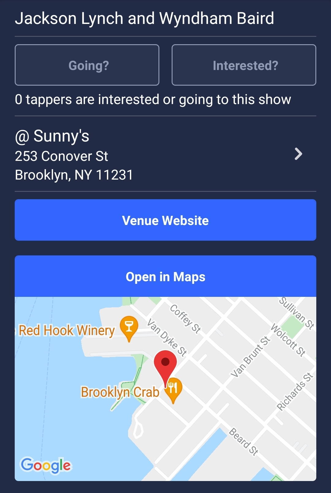 Tapped In App has the scoop on Live Music in NYC