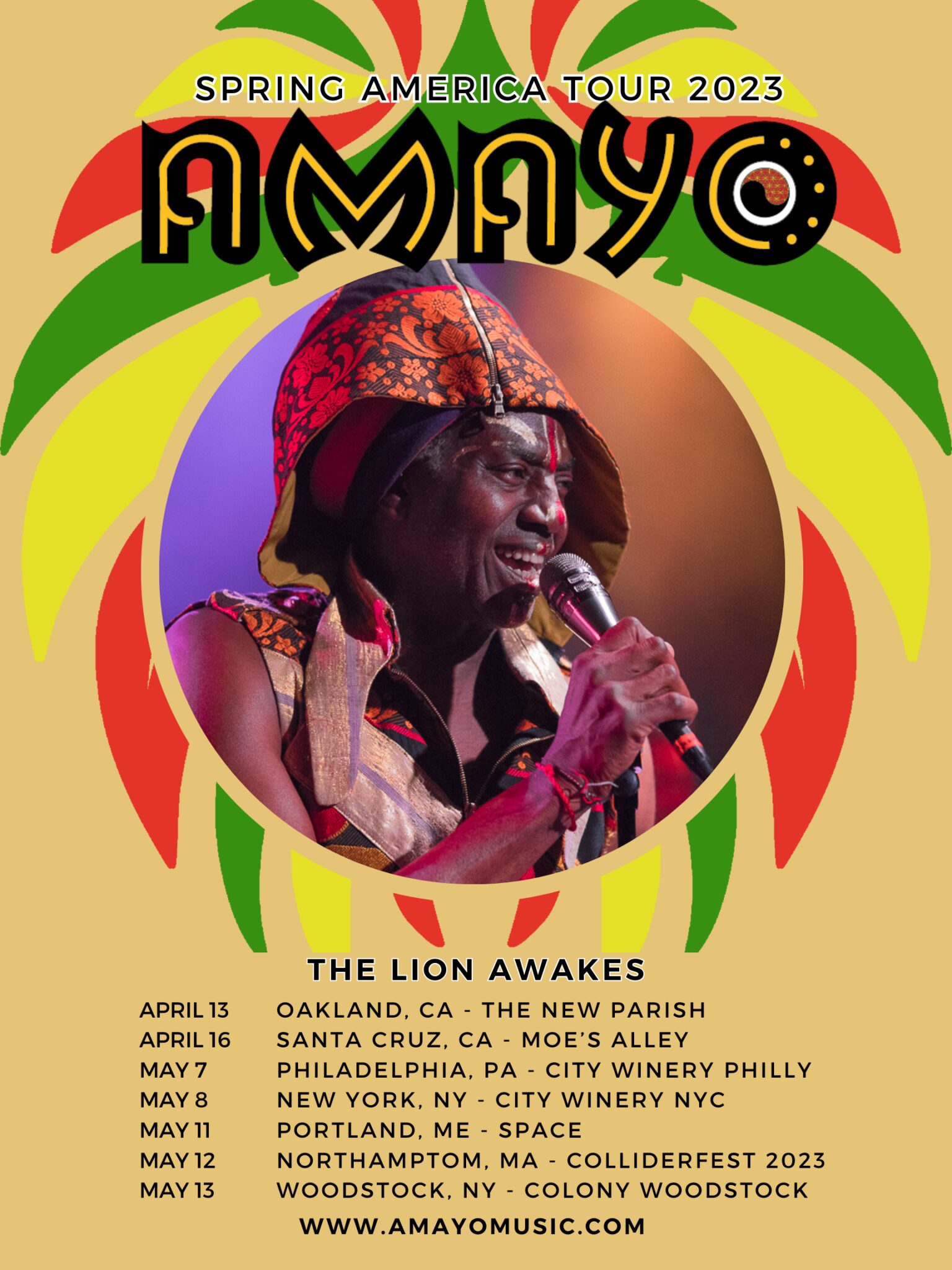 Amayo Announces Spring Tour, City Winery and Colony Woodstock Shows
