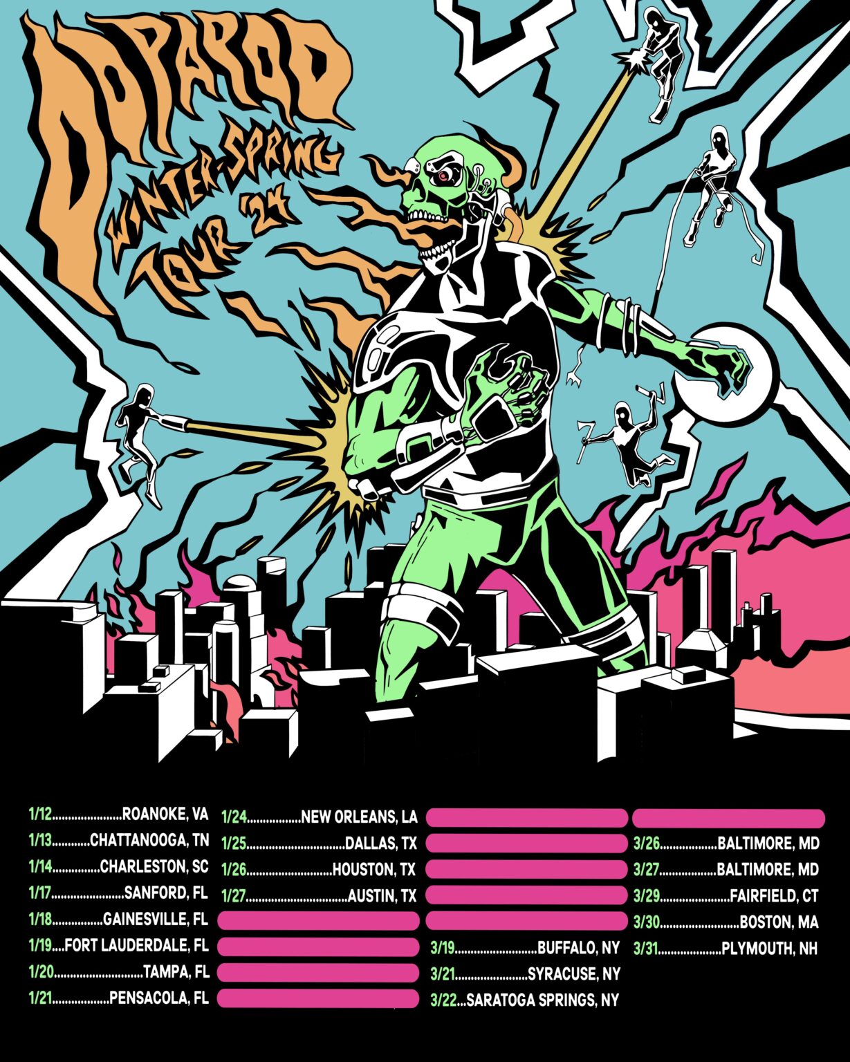 Dopapod Winter Tour Visits Buffalo, Syracuse, Saratoga in March