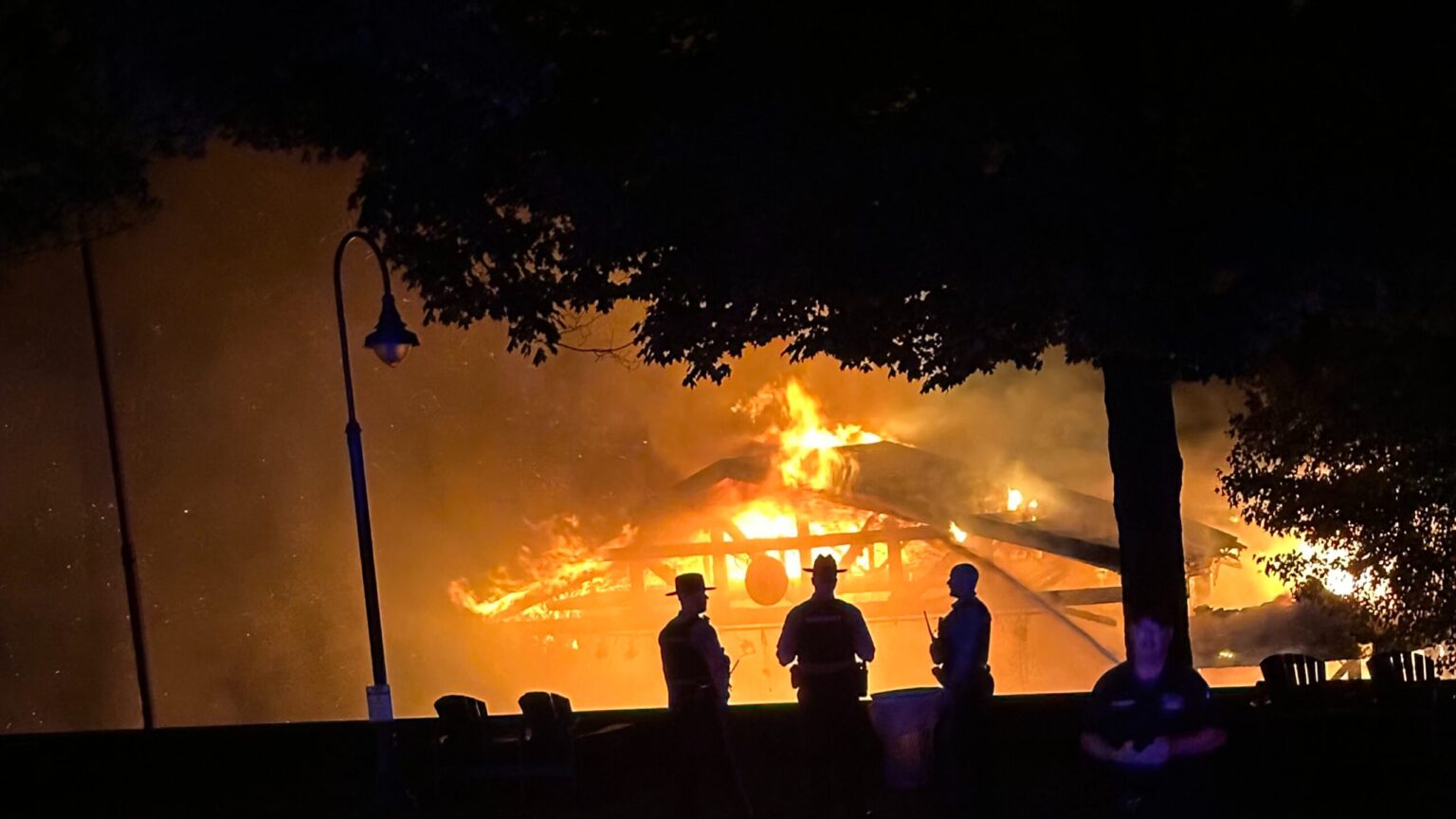 Lake George Shepard Park Bandstand Destroyed by Weekend Fire