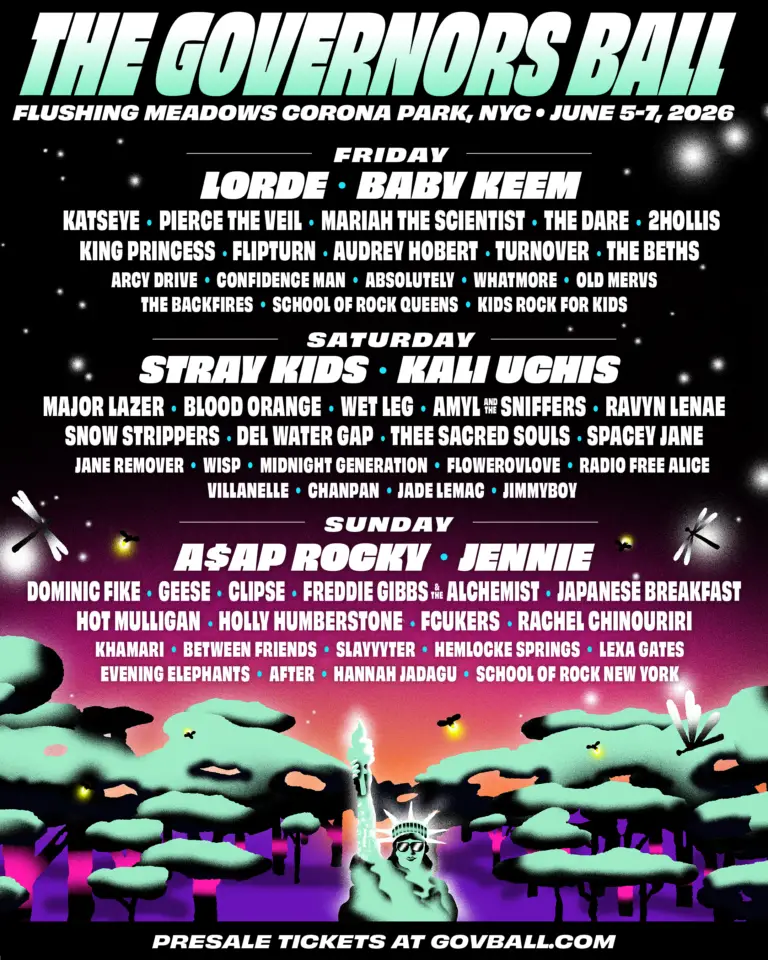 Gov Ball 2026 Lineup Announced - NYS Music