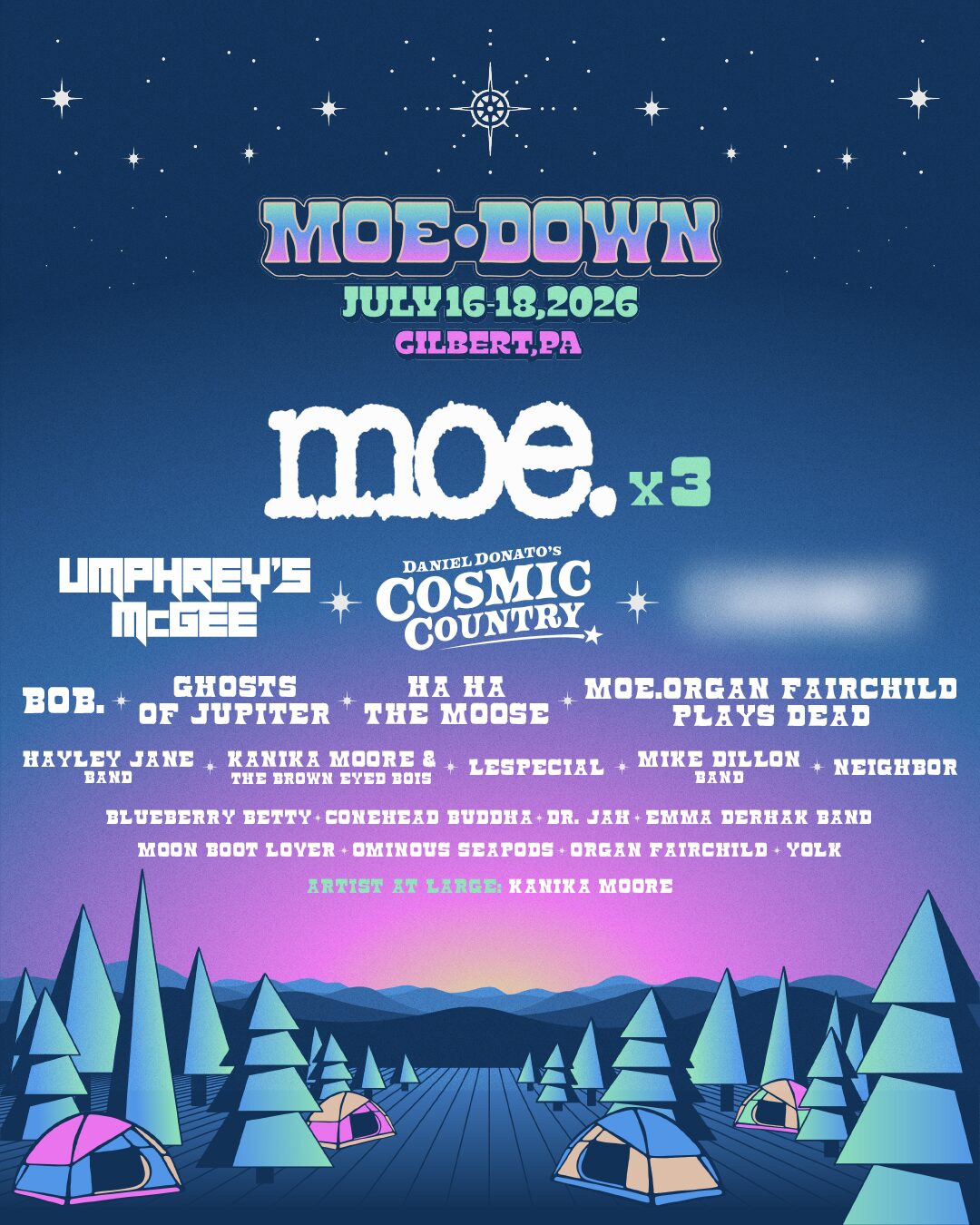 moe.down Lineup Features Umphrey's McGee, Daniel Donato