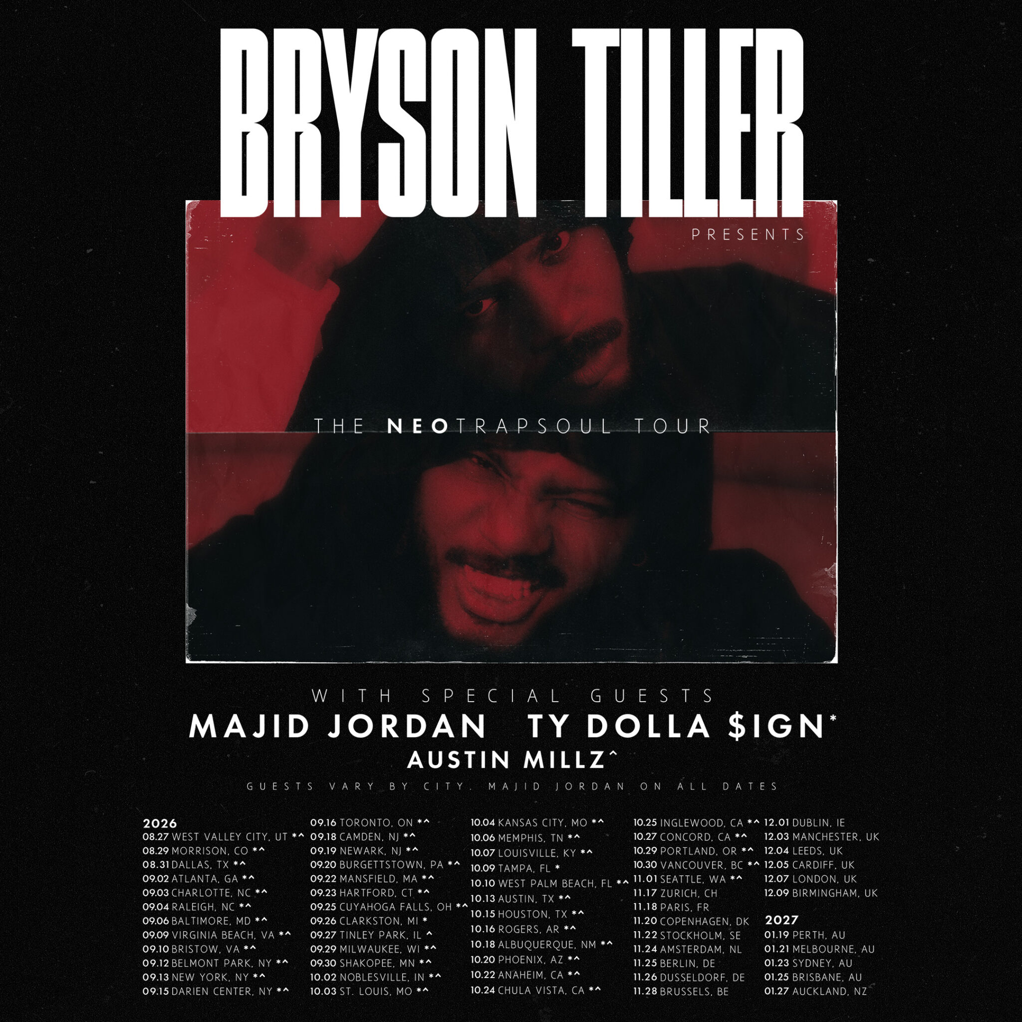 Bryson Tiller Announces Three New York Shows on Upcoming Tour